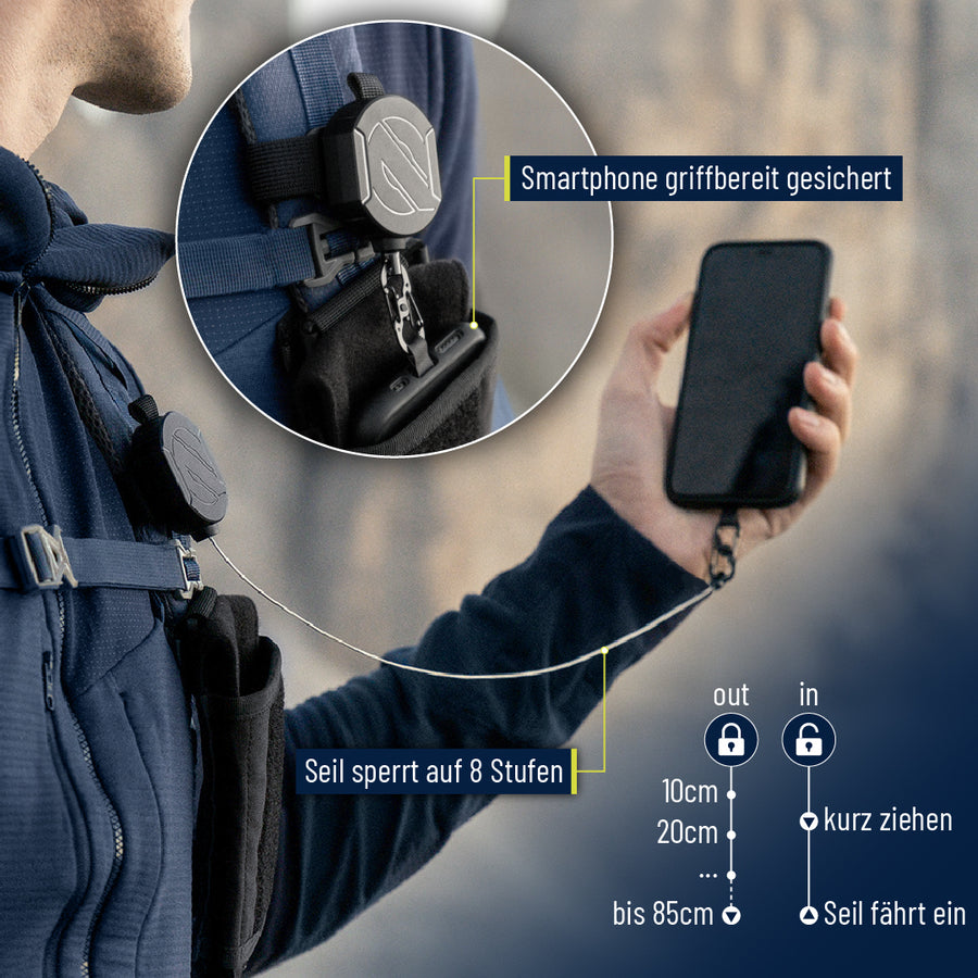 REELOQ PRO smartphone anti-drop device